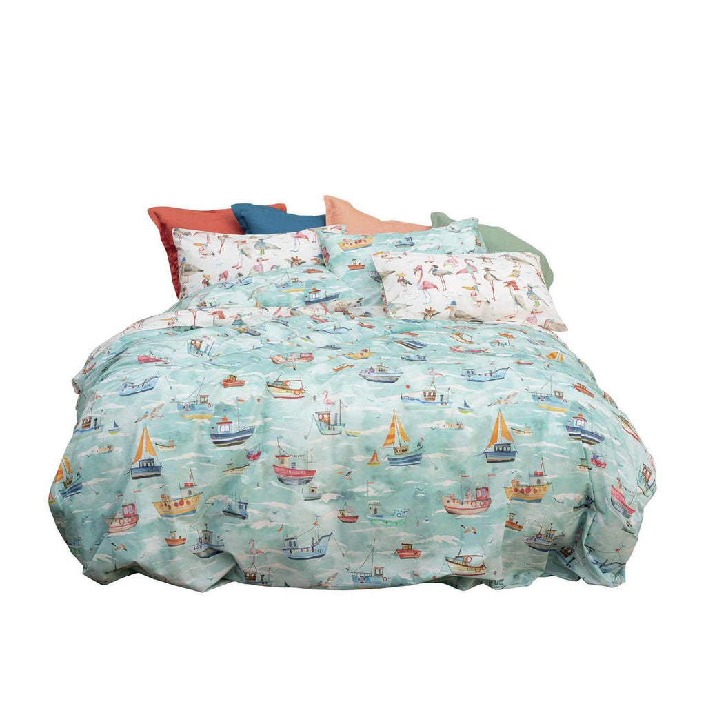 PARANZA BARCHE LENZUOLA SINGOLO - TESSITURA TOSCANA TELERIE – Contex ...